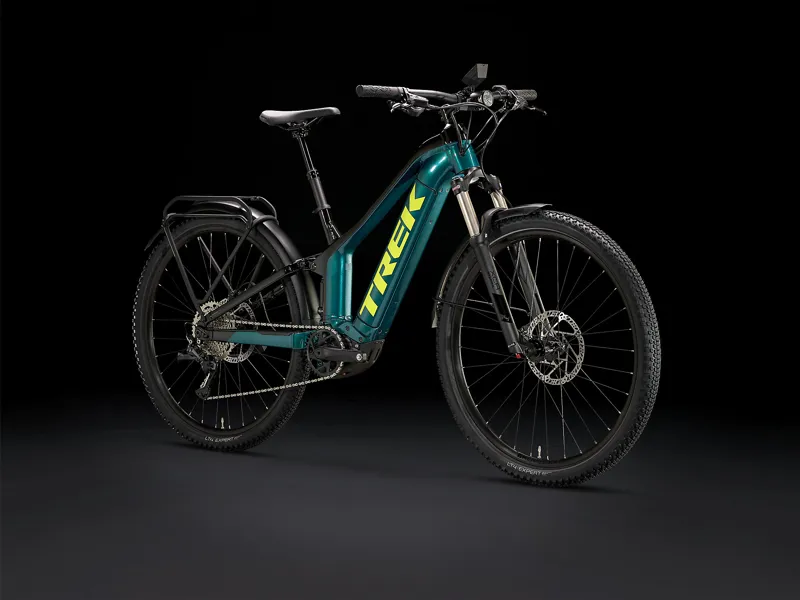 TREK Powerfly FS 4 EQ 625Wh Gen 2 in Aquatic and Black